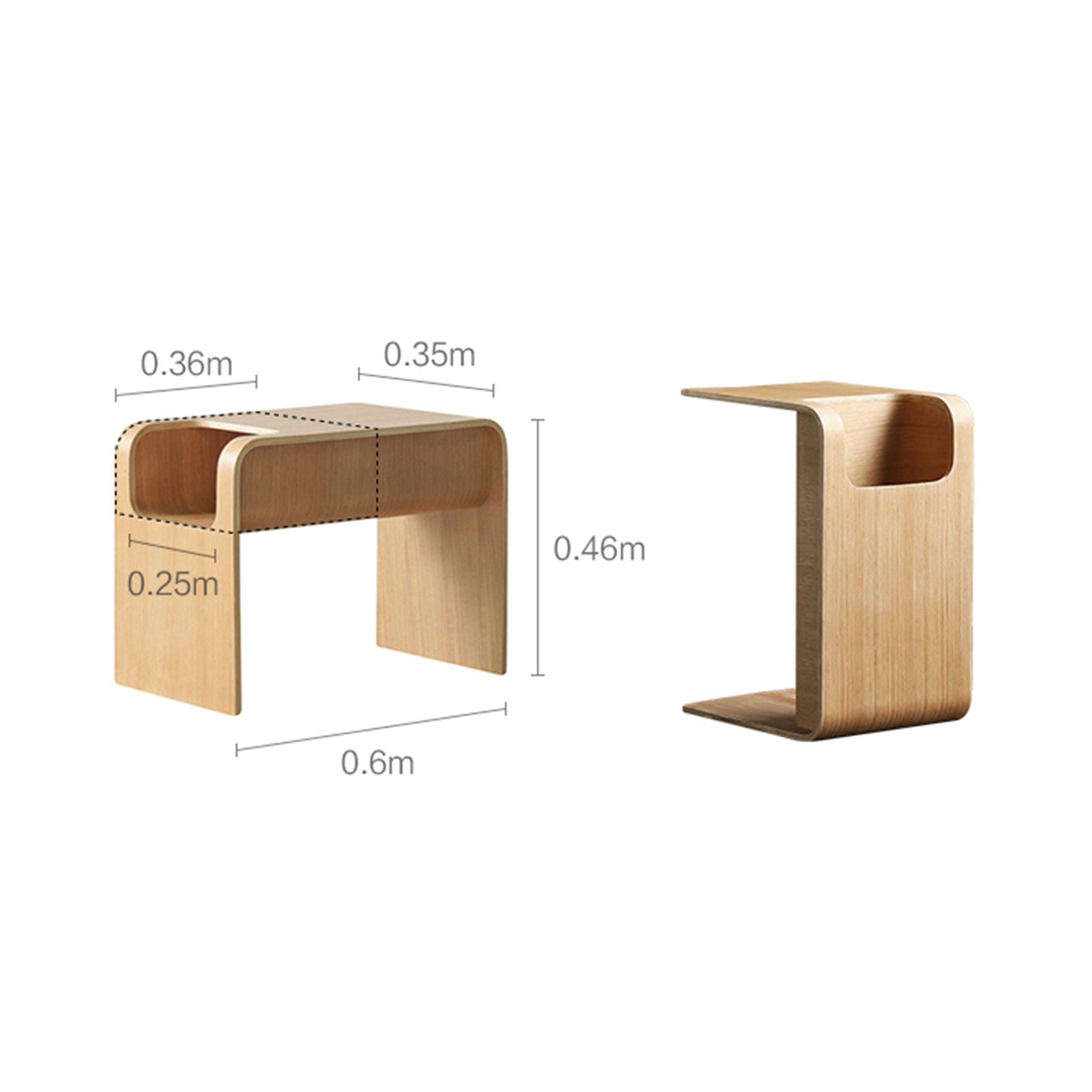 ARCHIE Wooden Side Table – Lo & Behold MY